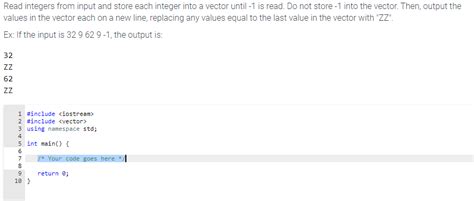 solved read integers from input and store each integer into