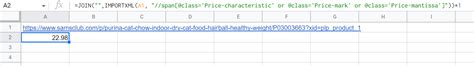 Pull Multiple Xpath Values Into A Single Cell Using IMPORTXML In Google