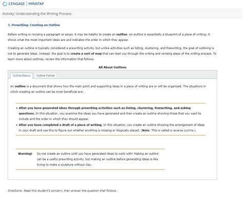Solved Cengage Mindtap Activity Understanding The Writing