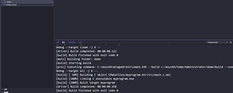 使用vscode cmake插件来构建c项目流程