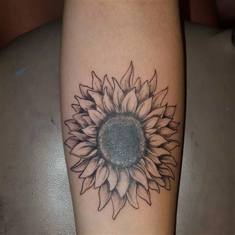 80 Bright Sunflower Tattoos Designs And Meanings For Happy Life 2019