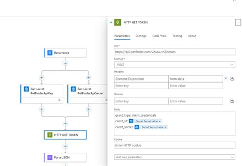 Rest How Do I Use An Azure Logic App To Request An OAUTH Access Token