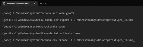 python环境 4 ：环境迁移及共享 huangs s notes