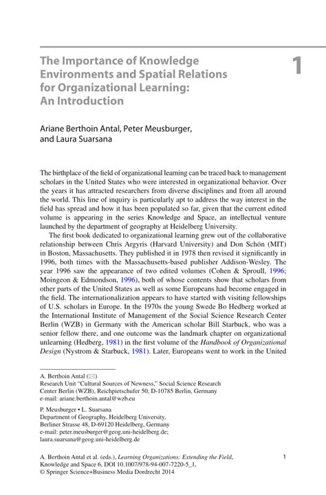 pdf knowledge and space