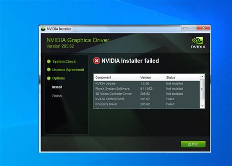 Failed To Install Nvidia Graphics Driver Windowsmusli