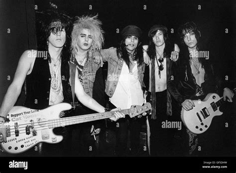 Faster Pussycat Pictured At Lamour In September Of 1987 © Gary Gershoff Mediapunch Stock