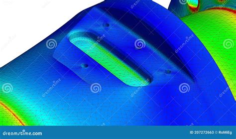 finite element analysis 3d illustration stock illustration illustration of elements industy