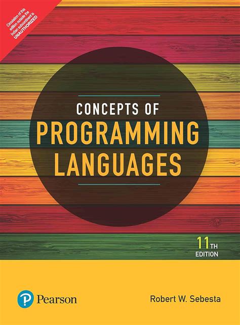 concepts of programming languages 11th edition robert w sebesta 9789353438890 books