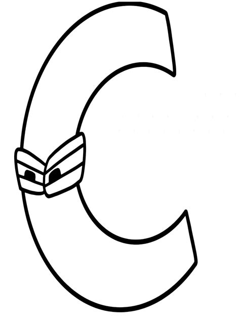 A B C D Alphabet Lore Para Colorear Imprimir E Dibujar ColoringLib