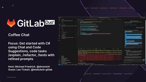 GitLab Duo Coffee Chat Get Started With C And Use Code Task Explain