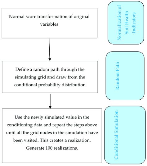 workflow of conditional sequential gaussian simulations download scientific diagram