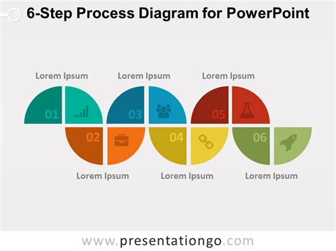 Step Process Diagram For Powerpoint Presentationgo