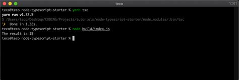 set up node js project with typescript eslint and prettier