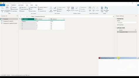 05 Prepare Data 17 Transpose Vs Pivot And Unpivot In Power Bi شرح بالعربي Youtube