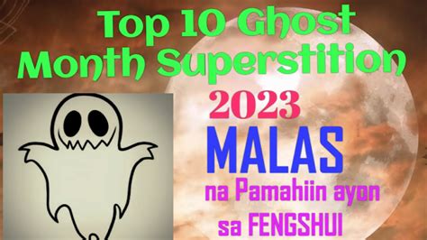Top 10 Ghost Month Superstition 2023 L Malas Na Pamahiin Ayon Sa
