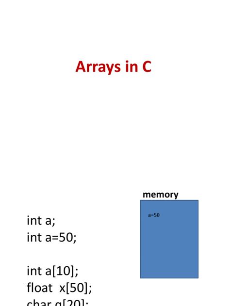 arrays pdf variable computer science data type