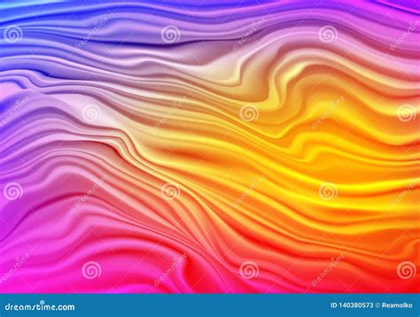 Abstract Liquid Color Flow Background Stock Vector Illustration Of