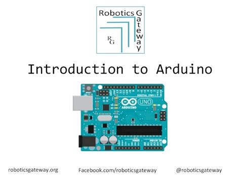 pdf introduction to arduino robotics gateway · what is arduino