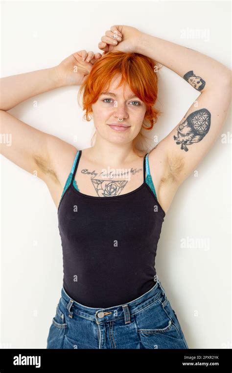Woman Unshaved Armpit Hi Res Stock Photography And Images Alamy