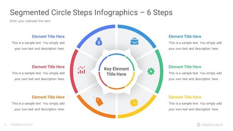 Segmented Circle Steps Infographics PowerPoint Template Designs