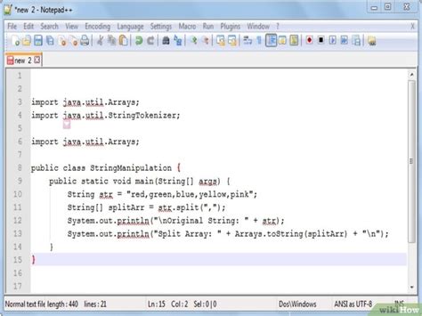 Formas De Manipular Cadenas En Java Wikihow