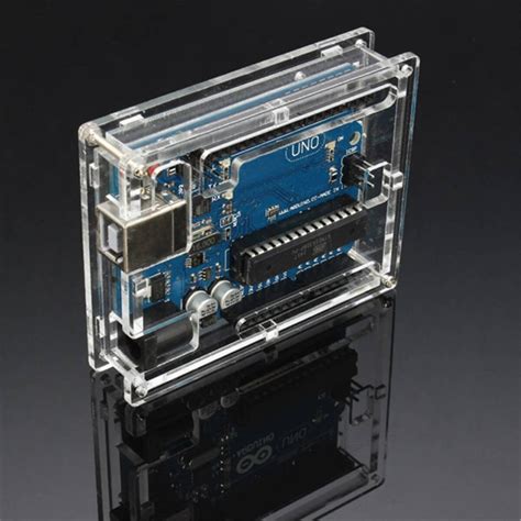 Caja Acrilica Transparente Para Arduino Uno R