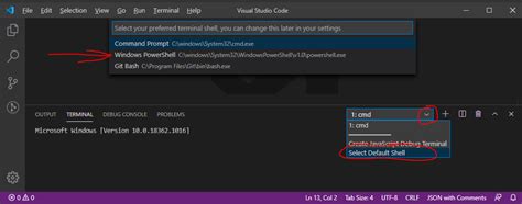 Visual Studio VS Code Code Terminal Is Failing To Launch Ask Codes