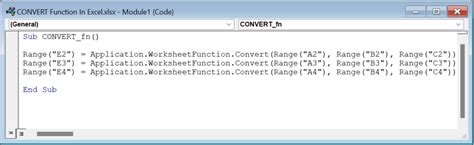 CONVERT Function In Excel Formula Examples How To Use