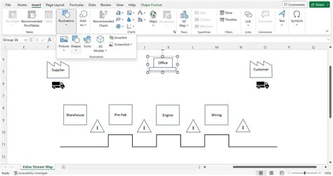 How To Do Value Stream Mapping In Excel