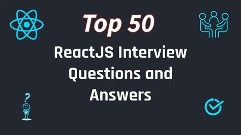 React Interview Questions Top 50 Reactjs Interview Questions And Answers Youtube