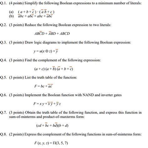 draw the logic circuit for following boolean expression f a b c wiring diagram