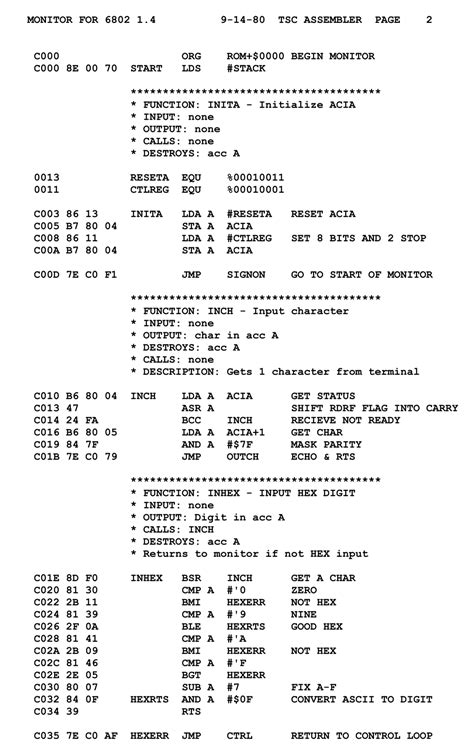 assembly language meddic