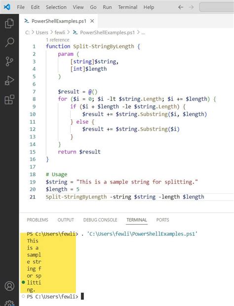 How To Split A String By Length In Powershell