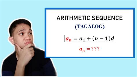 [tagalog] grade 10 math lesson solving arithmetic sequence part i finding the nth term