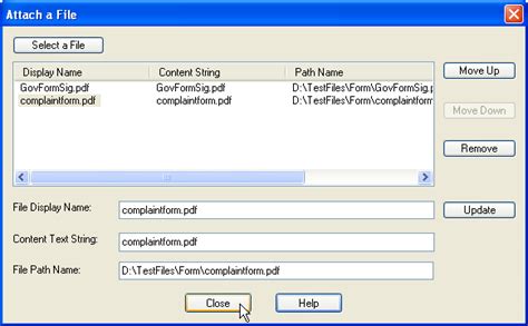 how to attach a file into pdf document