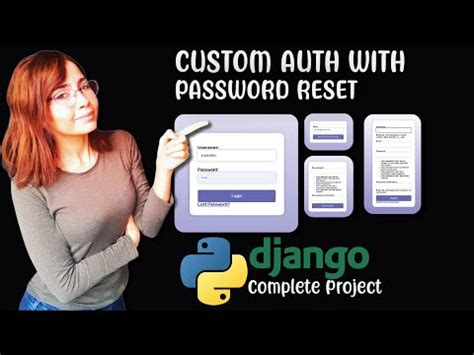 Python Django Complete Project With Custom Authentication System
