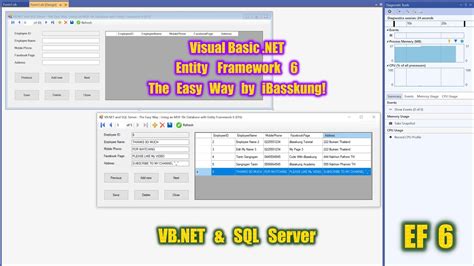 Visual Studio 2019 VB NET Preview Using Entity Framework 6 And
