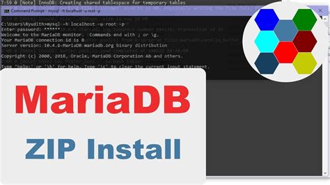 How To Install Mariadb Zip Package On Windows Youtube