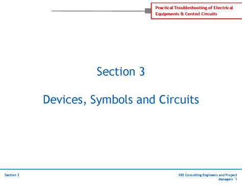 PPT Electrical Troubleshooting Devices Symbols And Circuits 96