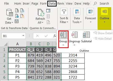 How To Group Rows And Columns In Excel Step By Step Riset