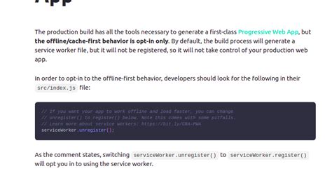 Reactjs How To Configure Service Workers With Create React App