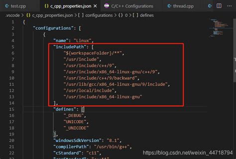vscode检测到 include错误，请更新includepath。解决方法 vscode include csdn博客