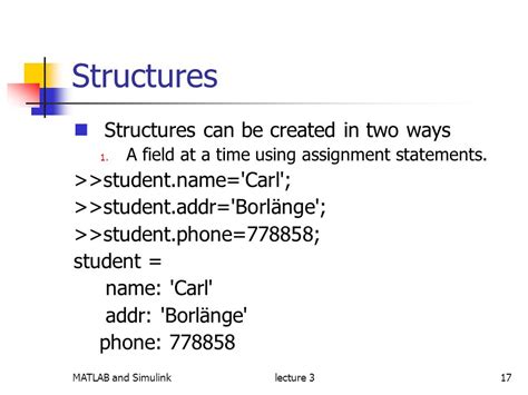 matlab and simulinklecture 31 to days outline functions strings sparse arrays cell arrays