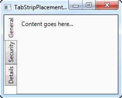 WPF TabControl Tab Positions The Complete WPF Tutorial