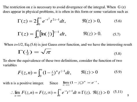 ppt 5 the gamma function factorial function powerpoint presentation id 326007