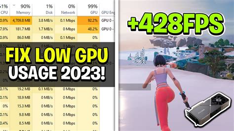 FIX LOW GPU USAGE BOOST FPS FIX FPS DROPS WHILE GAMING LOW FPS