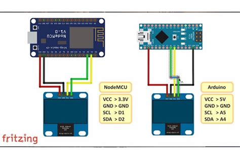 Oled I2c Display With Arduino Nano Tutorial Elektroni