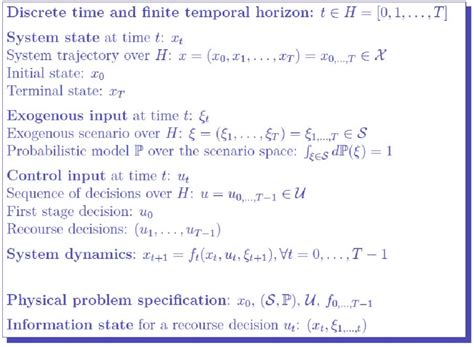 1 basic ingredients and notations of a generic multi stage stochastic download scientific