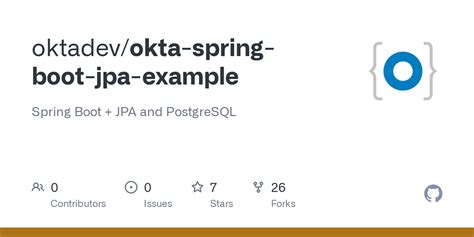 GitHub Oktadev Okta Spring Boot Jpa Example Spring Boot JPA And