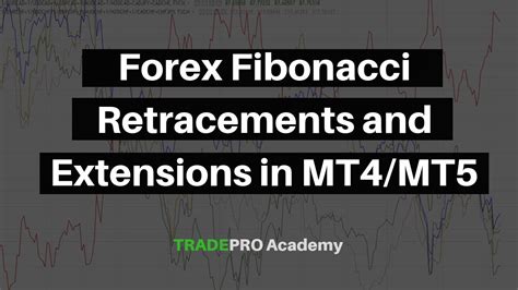 forex fibonacci retracements and extensions in mt4 mt5 youtube